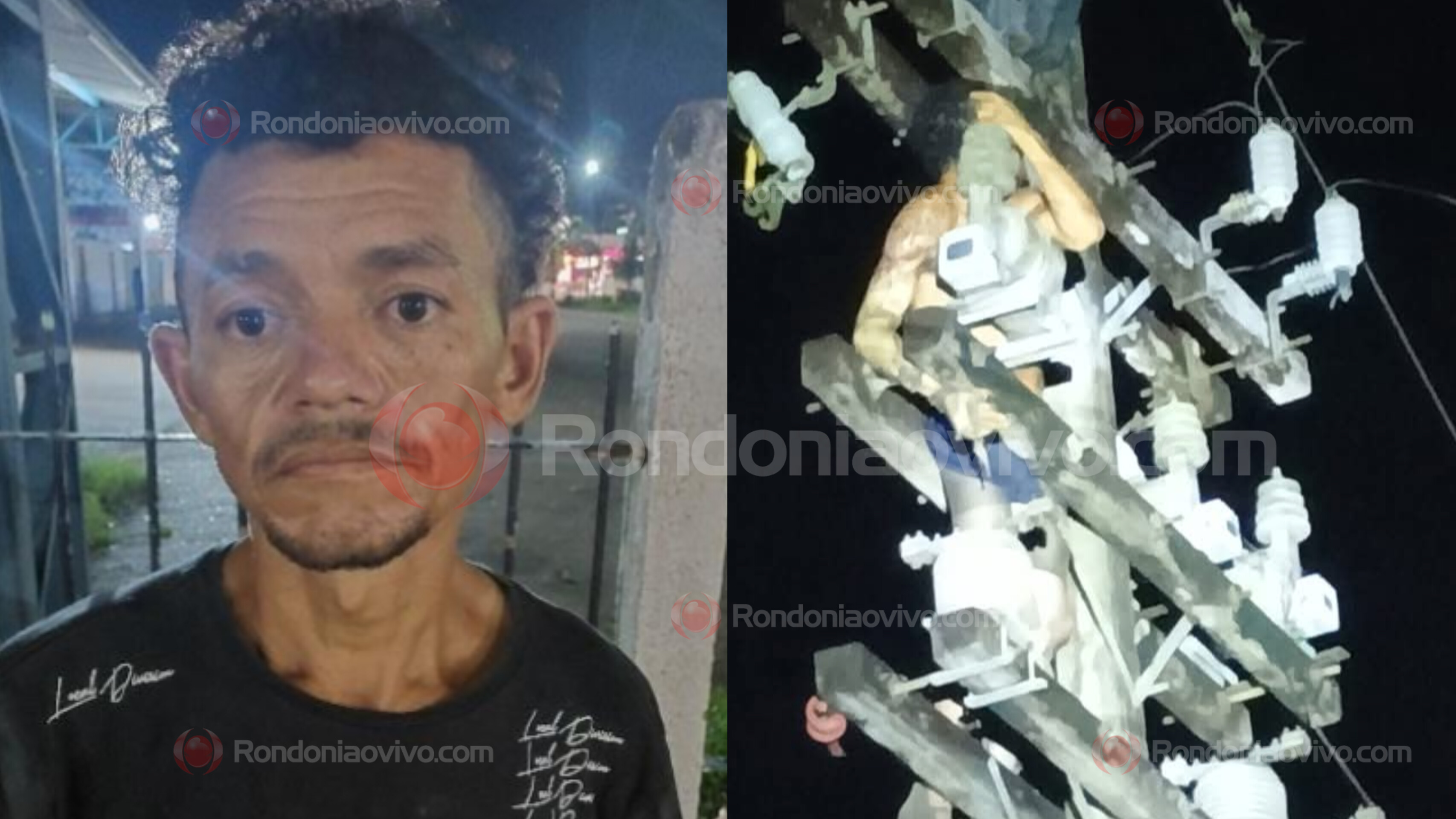 CASTIGADO: Homem sobe em poste para furtar fiação e leva descarga ...