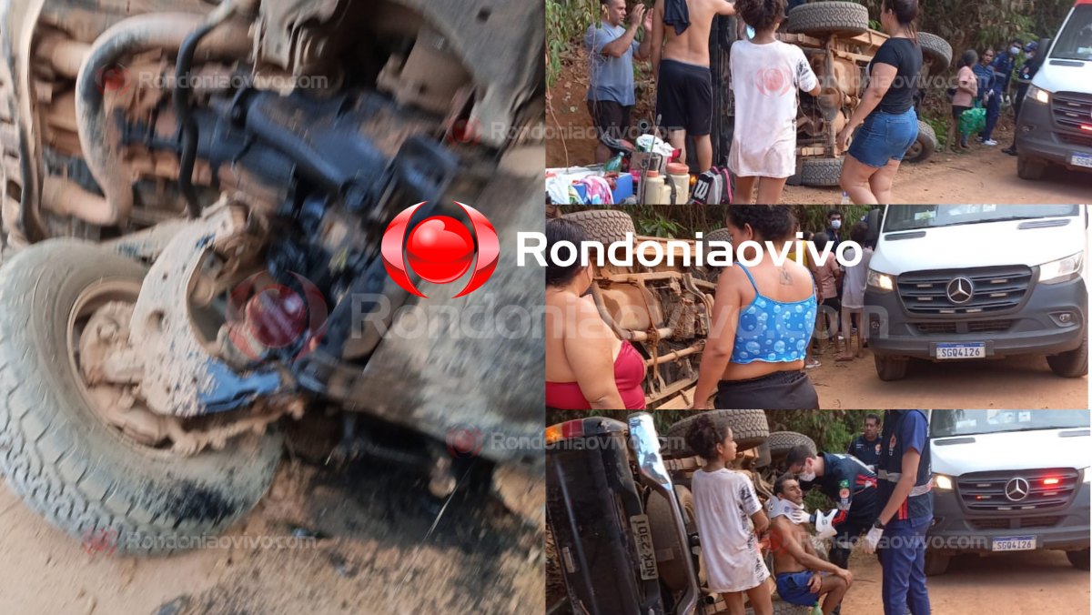 URGENTE: Grave acidente com capotamento deixa dois feridos - Rondoniaovivo.com